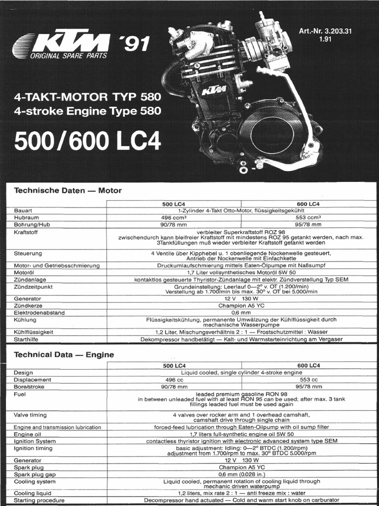 KTM lc4 91 PDF | PDF