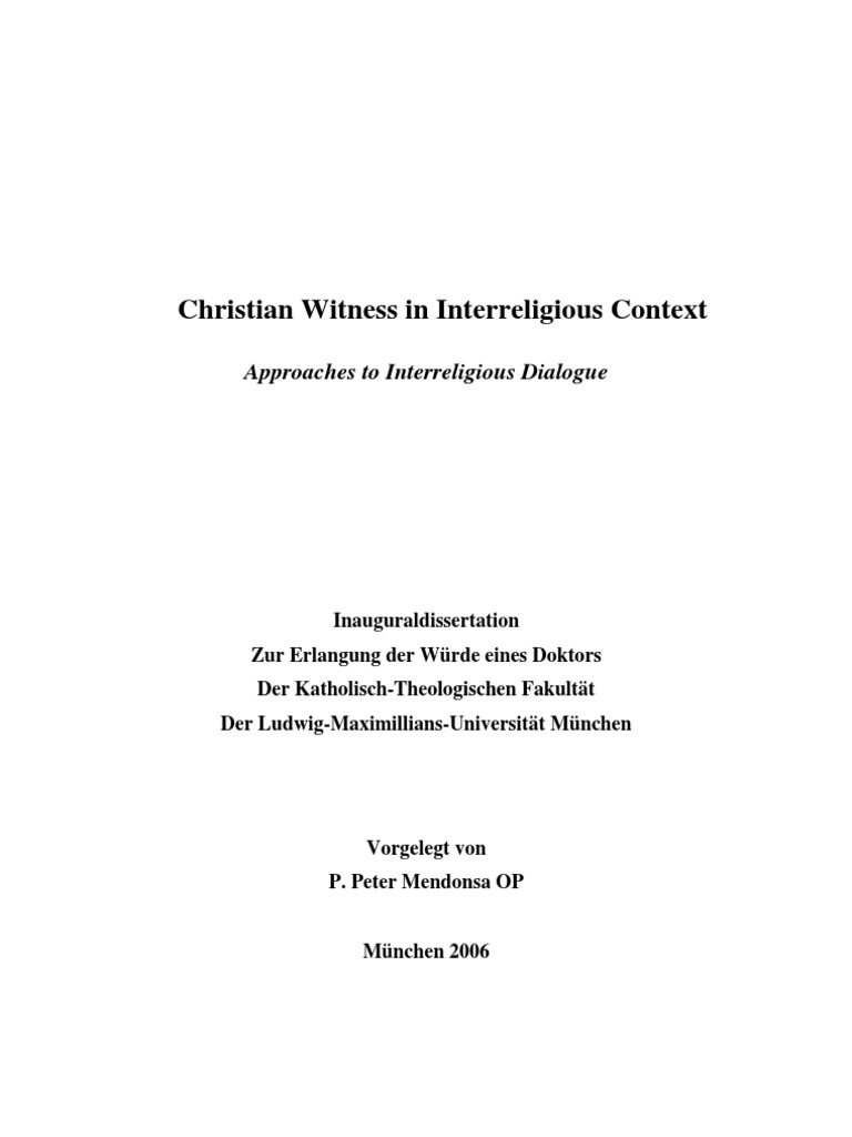 Inclusivism | PDF | Interfaith Dialogue | Religious Pluralism