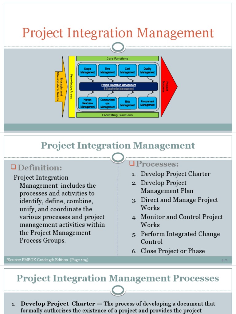 04-PM-Project Integration Management Chapter 4 | PDF | Project ...