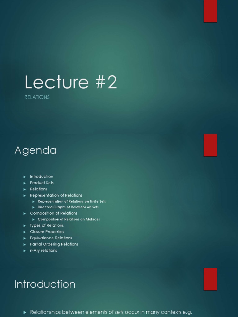 Lecture2 150706142459 Lva1 App6892 | PDF | Matrix (Mathematics) | Set (Mathematics)