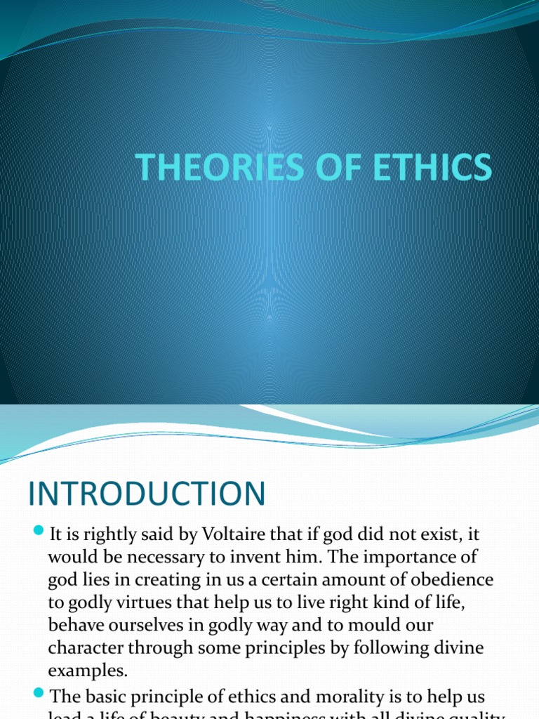 Ethical Theories Overview and Analysis | PDF | Utilitarianism | Ethical ...