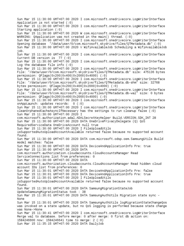 Current Log | PDF | Computer File | Databases