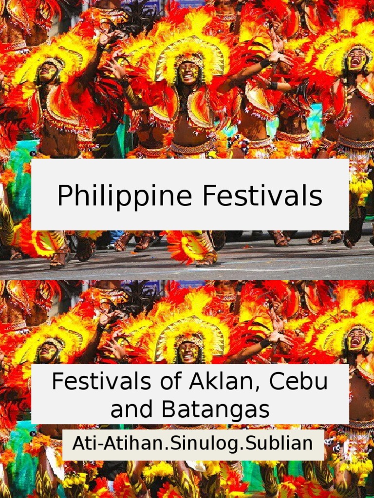 Atiatihan Sinulog Sublian | PDF | Cebu | Philippines