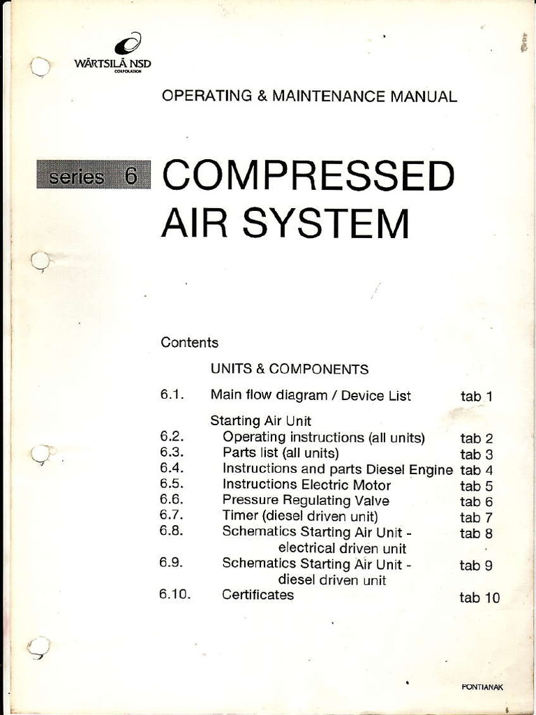 6 Compressor Air System Units & Components PDF | PDF | Gases | Gas ...