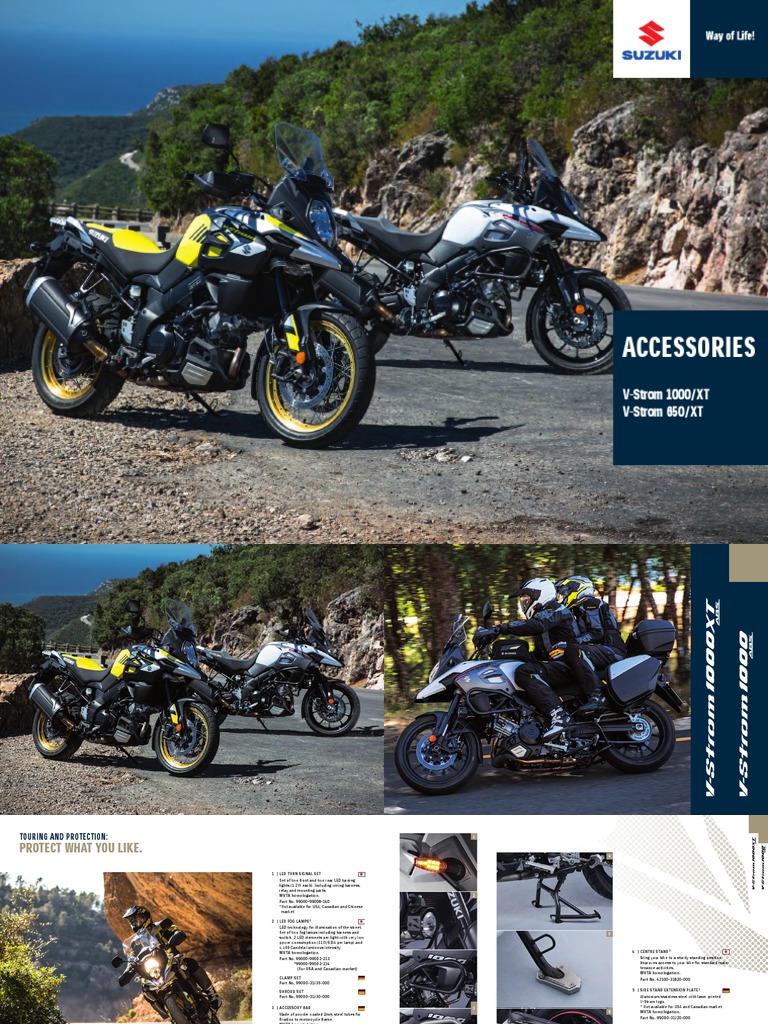 Accessories: V-Strom 1000 / XT V-Strom 650 / XT | PDF | Car | Wheeled ...