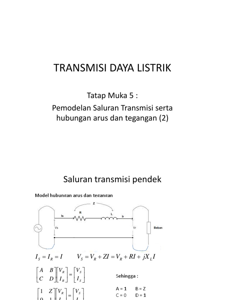 Model Hubungan Daya dan Tegangan Listrik | PDF