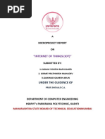 Mad Lab Mini Project Report | PDF | Internet Of Things | Home Automation