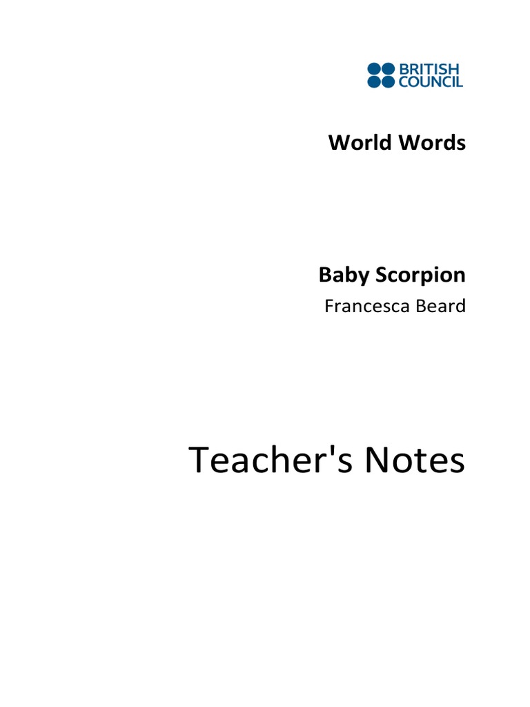 Teacher's Notes: World Words | PDF | Poetry
