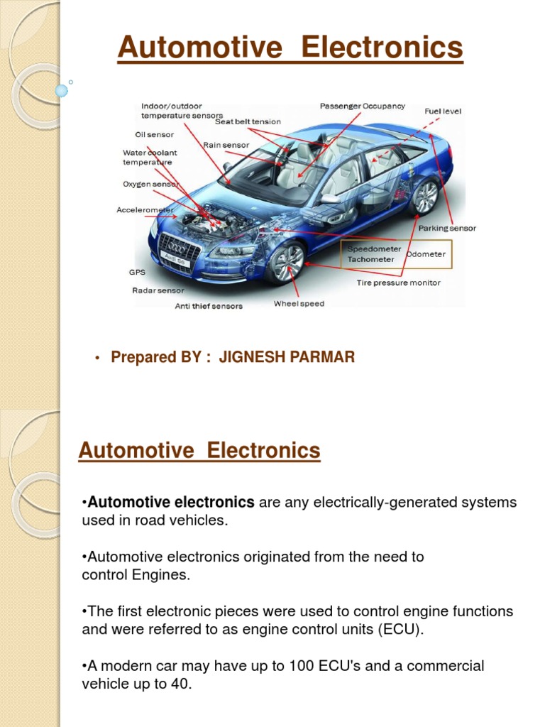Understanding Automotive Electronics and Sensors | PDF | Electric Motor ...