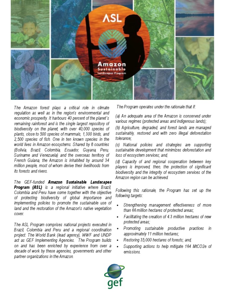 Program (ASL) Is A Regional Initiative Where Brazil | PDF | Amazon ...