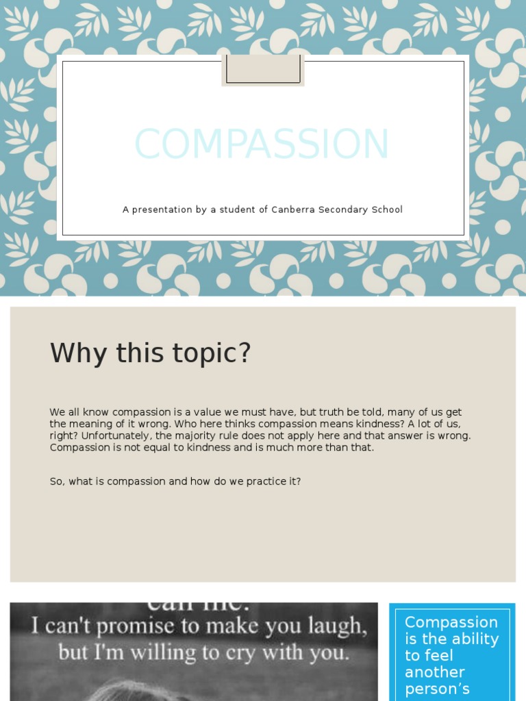 Compassion | PDF | Compassion | Psychological Concepts