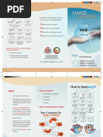 Surgical Handrub Technique Poster | PDF | Finger | Hand