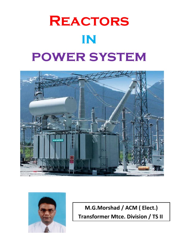 Power System: Reactors | PDF | Inductor | Electric Power Transmission