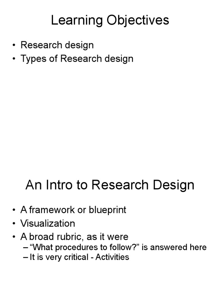 Research Design | PDF