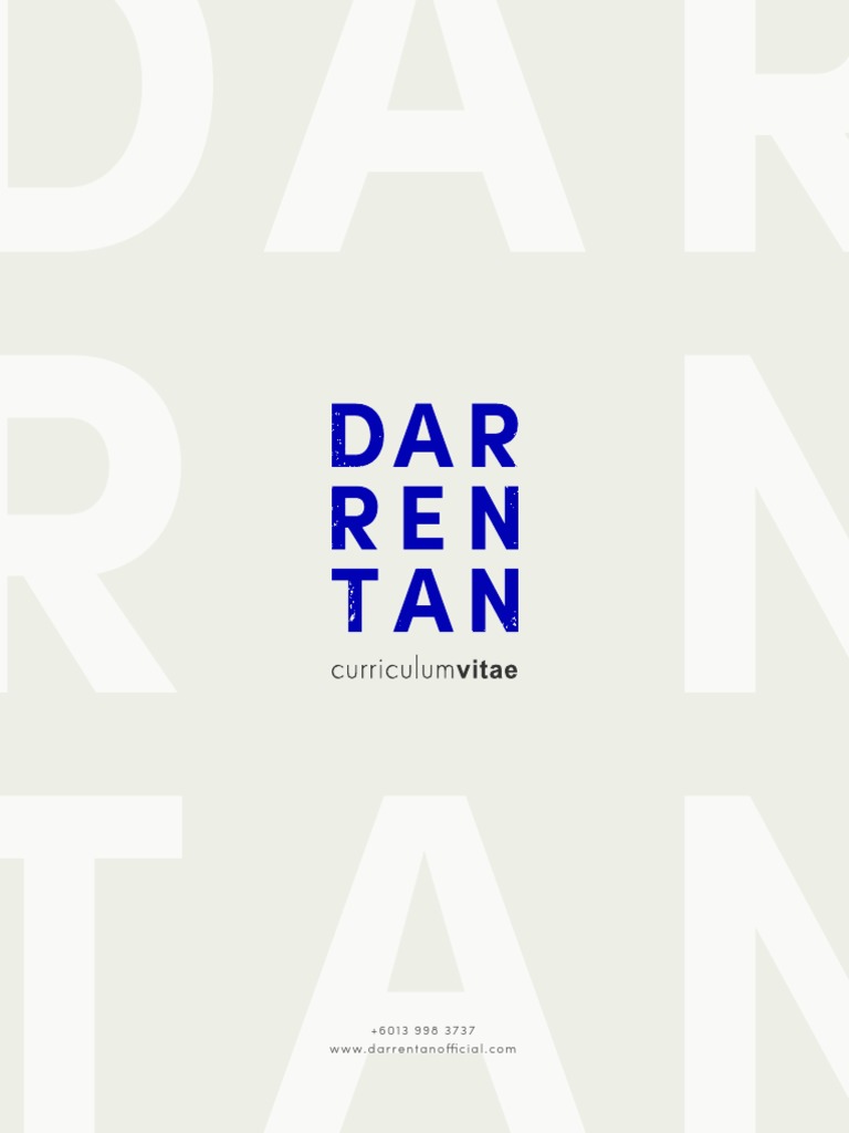 Darren Resume 2020 | PDF | Graphic Design | Brand