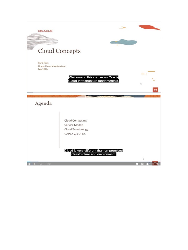 Oracle Cloud Infrastructure Foundations Pdf Load Balancing