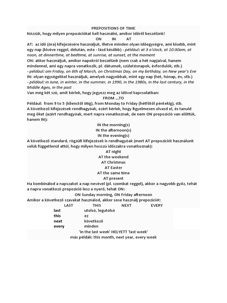 5 Perc Angol Grammar | PDF