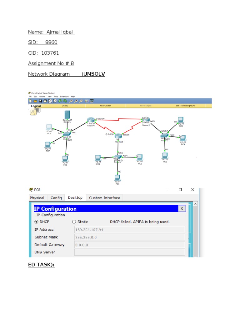 8860 Lab 8 Unsolved | PDF | Science & Mathematics | Technology & Engineering