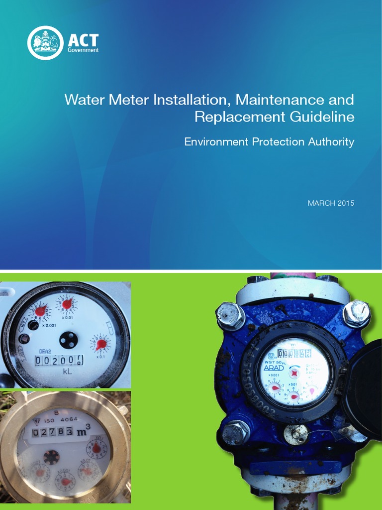 Water Meter Installation, Maintenance and Replacement Guideline ...