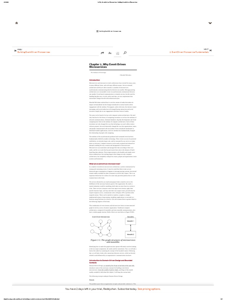 Why Event-Driven Microservices - Building Event-Driven Microservices | PDF | Service Oriented ...