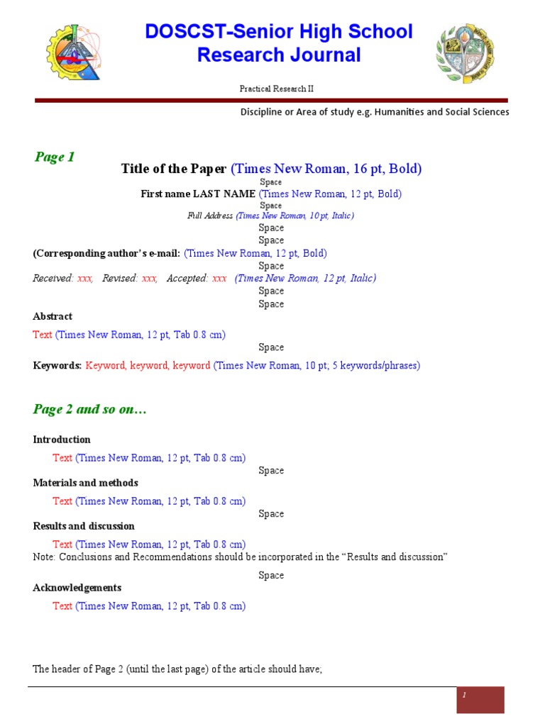 Template Final | PDF | Times New Roman | Citation