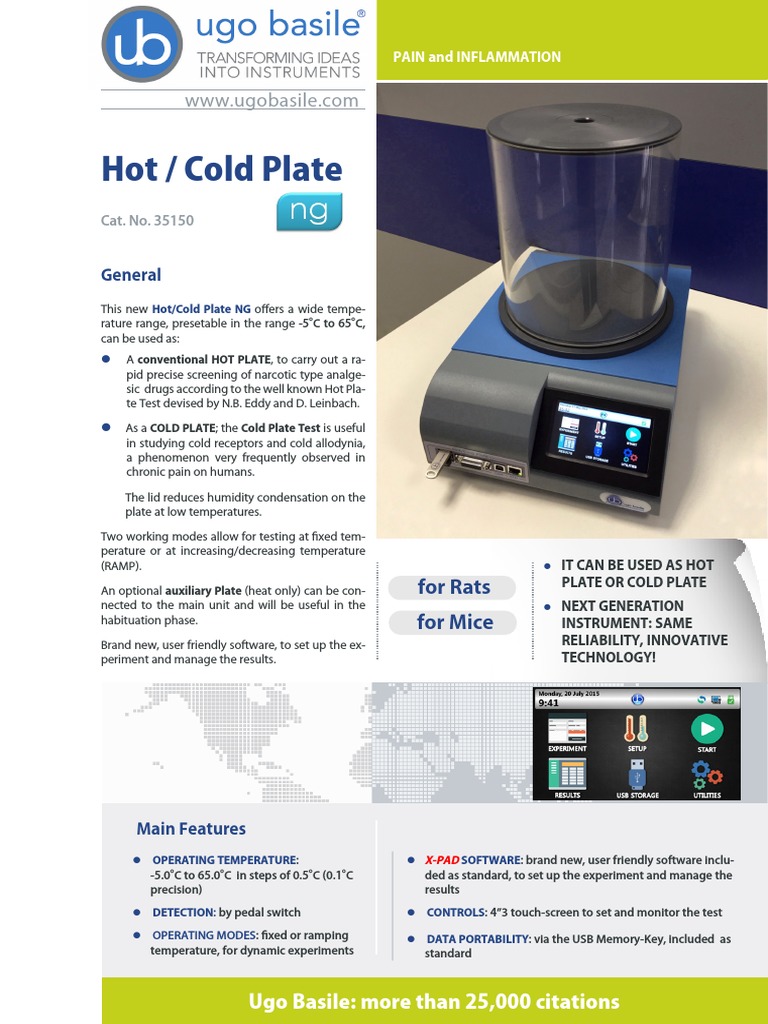 Hot Cold Plate NG Leaflet | PDF | Temperature | Usb