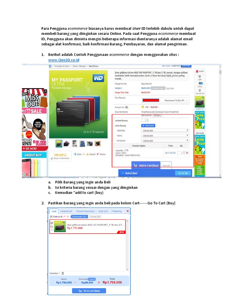 Lampiran e Commerce | PDF | Pengelolaan Keuangan & Uang