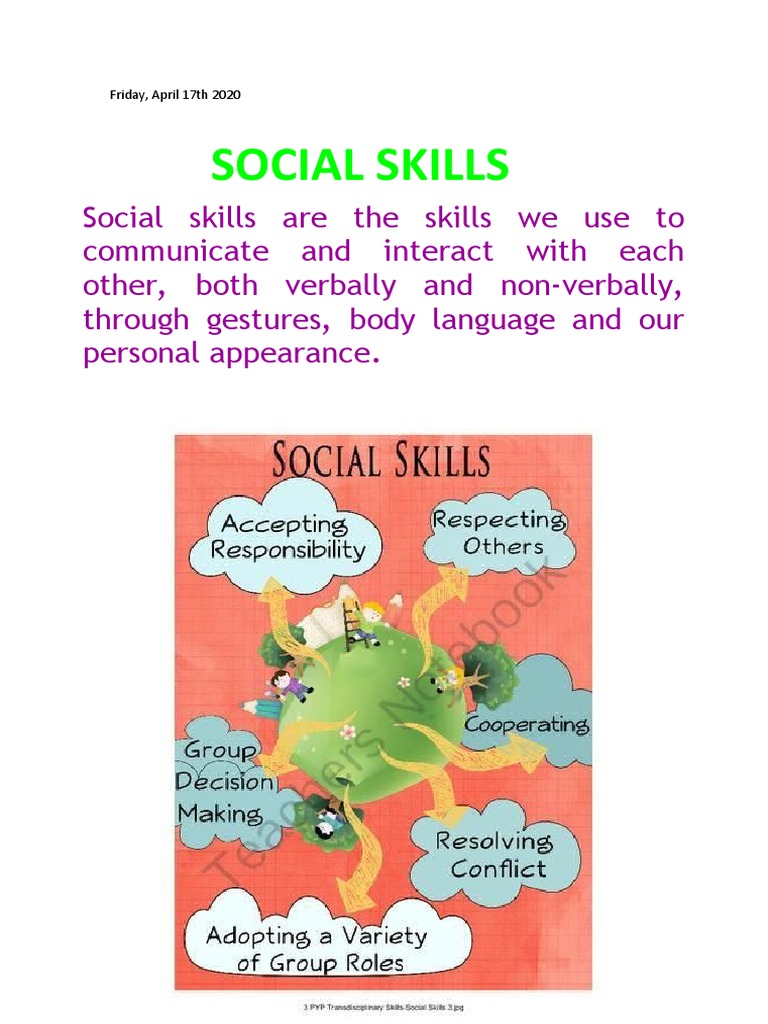 Social Skills Class | PDF