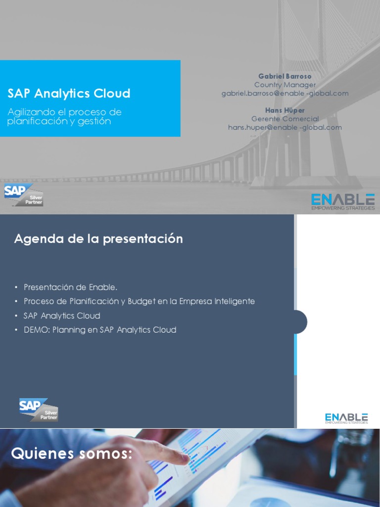 SAP Analytics Cloud: Planificación Ágil | PDF | Sap Se | Microsoft Excel