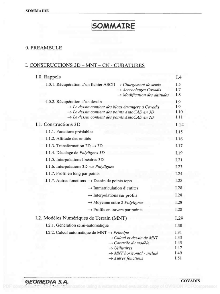 Fr-Covadis Manuel-Conception VRD - CV01 PDF | Download Free PDF | Computer Related Introductions ...