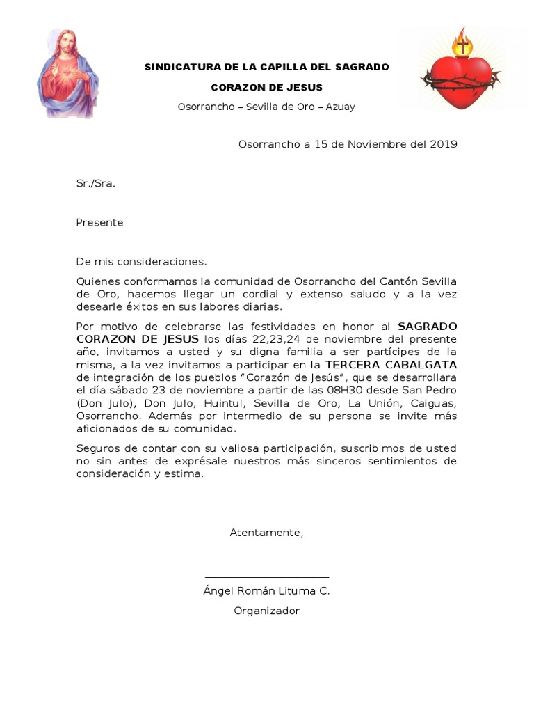 Invitacion Cabalgata Osorrancho | PDF