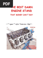 Engine Stand Plans | PDF | Sheet Metal | Welding
