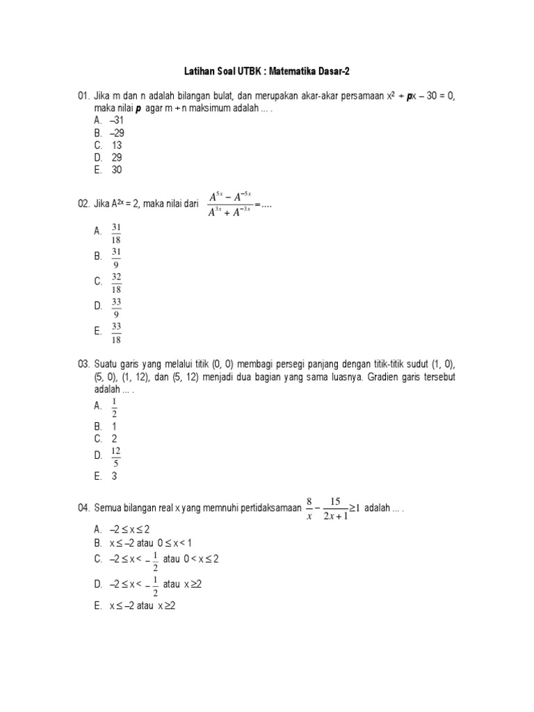 Soal UTBK-2 Soshum | PDF