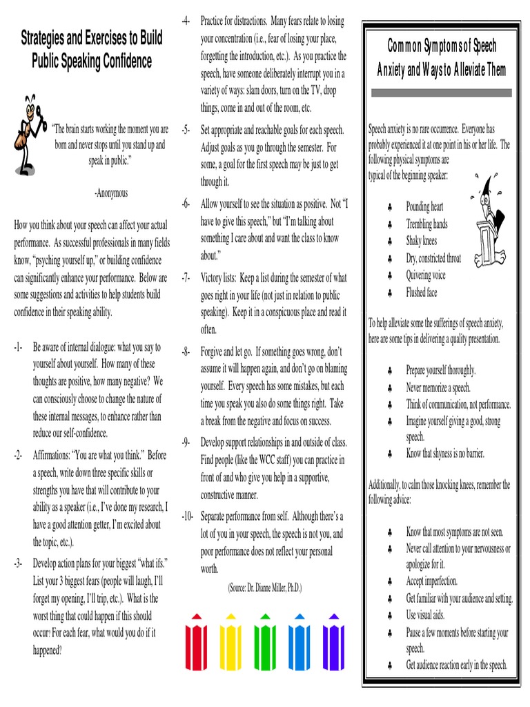 Strategies and Exercises To Build Public Speaking Confidence | PDF ...