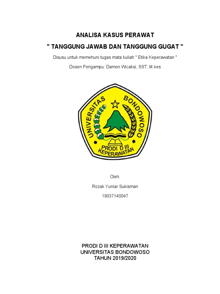 Tanggung Jawab dan Tanggung Gugat Perawat | PDF