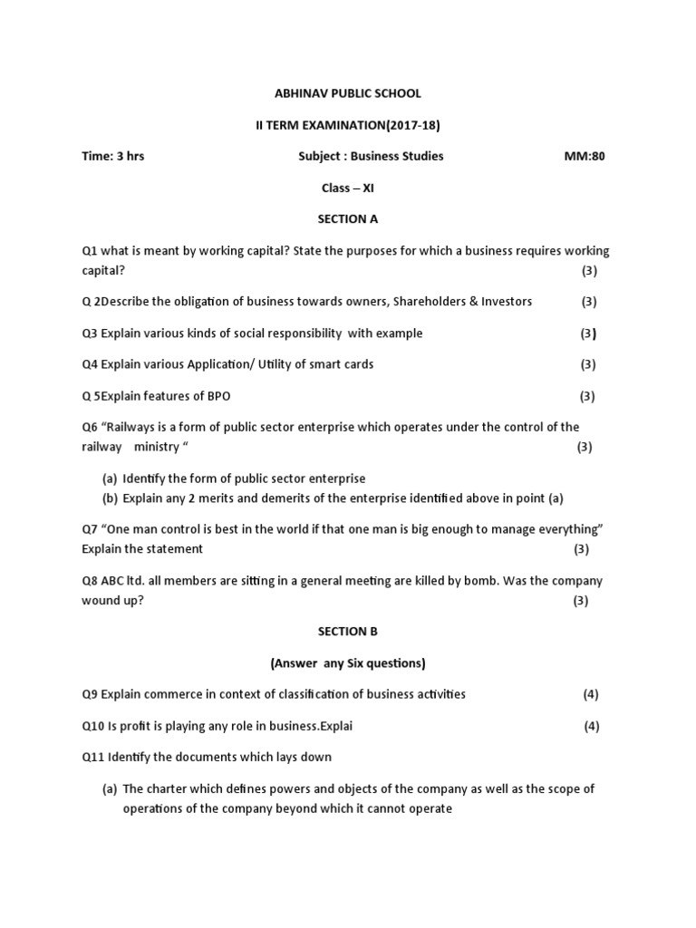 BST Class 11 | PDF | Banks | Insurance