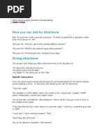 Writing Effective Directions in English | PDF | Traffic | Linguistics