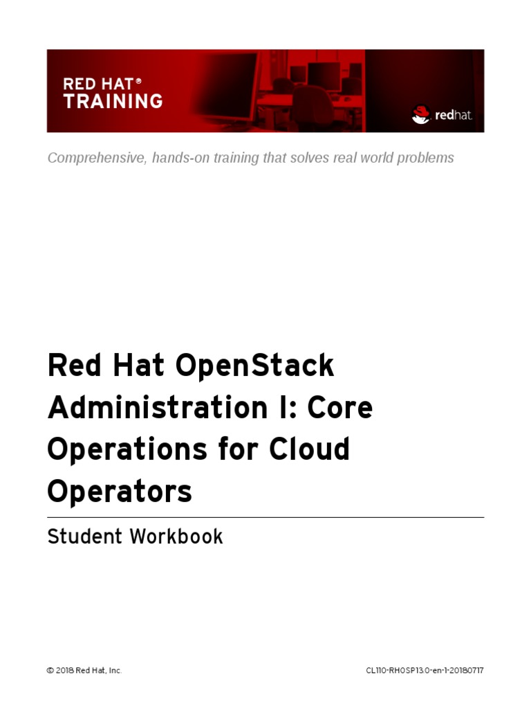 Red Hat Openstack Administration I: Core Operations For Cloud Operators | PDF | Open Stack ...