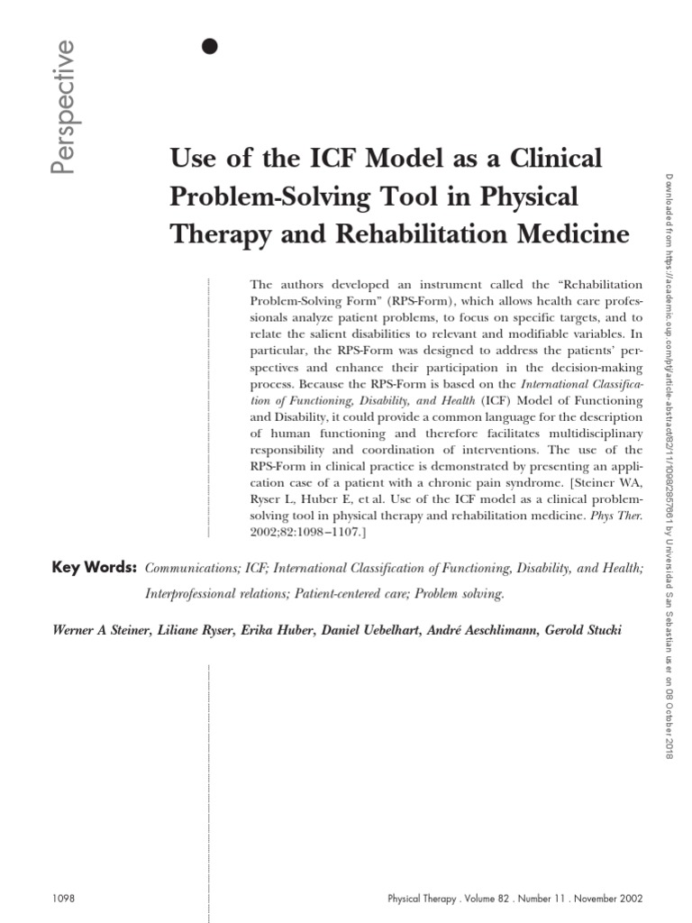 RPS Form SEMANA 2 PDF | Download Free PDF | Physical Therapy | Health Care