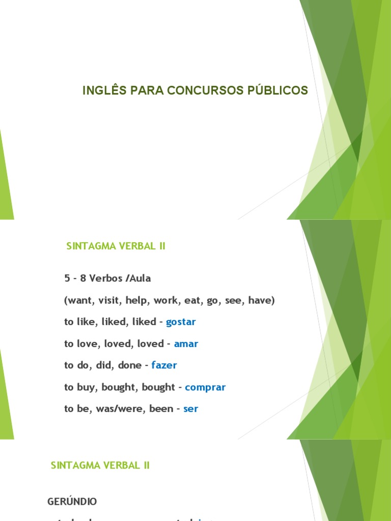 Inglês Aula02 CFO 2015 | PDF