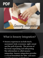 Sensory Integration Therapy New | PDF | Somatosensory System | Perception