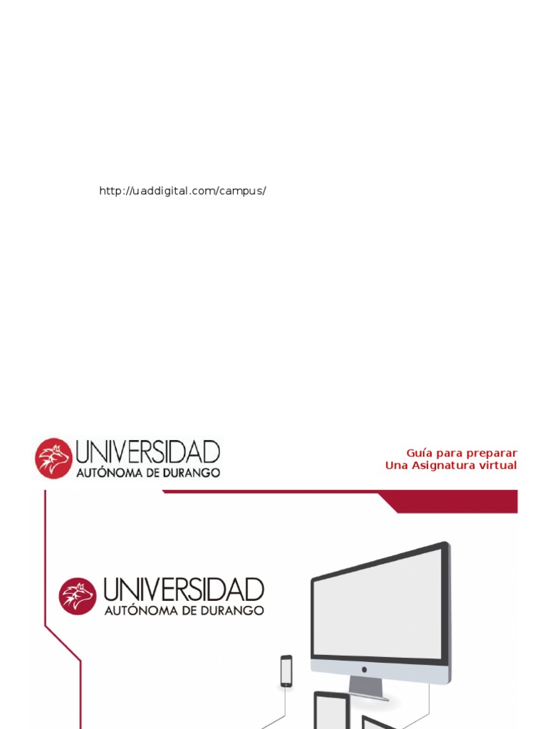 Plantilla Asignatura Virtual - UAD | PDF | Evaluación | Educación a ...