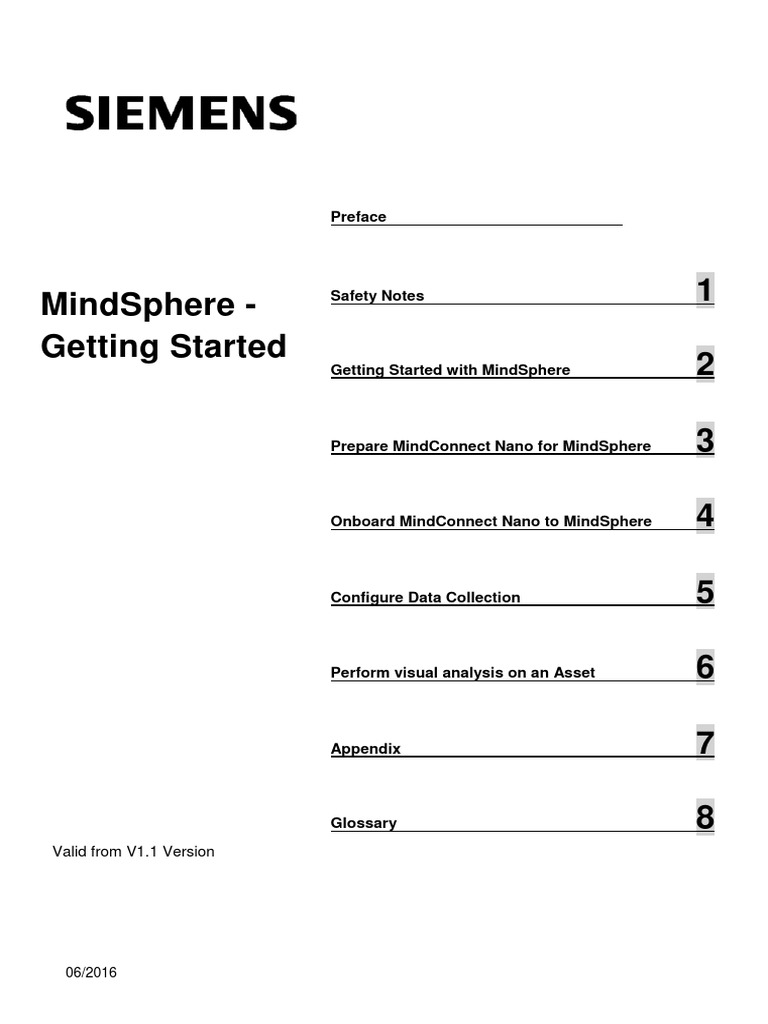 MindSphere Getting Started V1.1 PDF | PDF | Electromagnetic Compatibility | Electrostatic Discharge