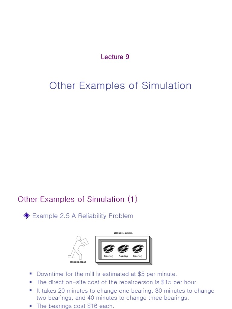Other Examples of Simulation | PDF | Probability Distribution ...