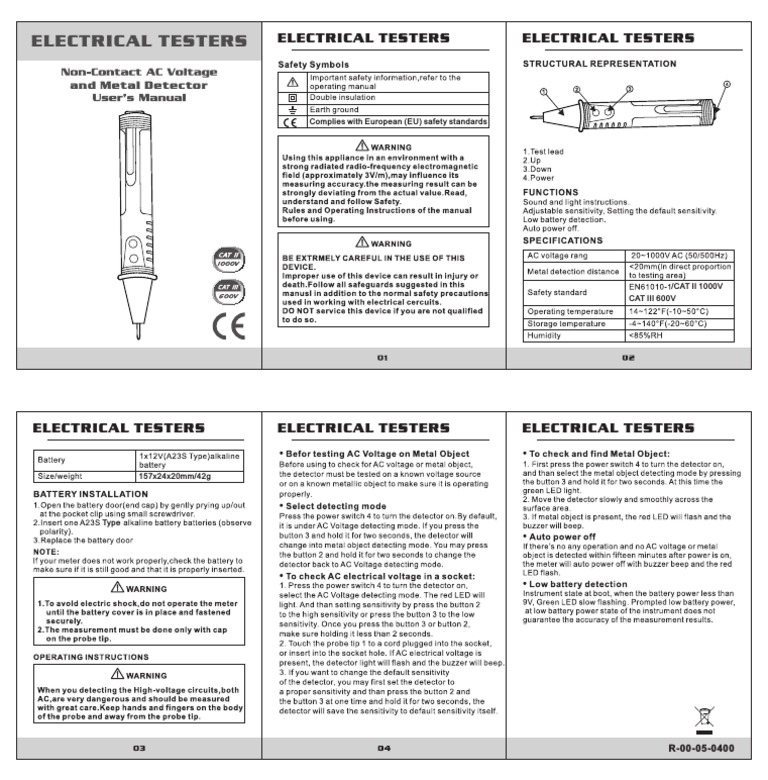 Mastech Ms8902b User Manual | PDF | Technology & Engineering