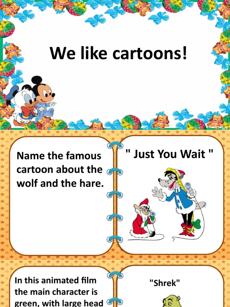 We Like Cartoons! | PDF | General Fiction