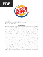 BURGER KING Case Analysis Final PDF | PDF | Hamburgers | Brand