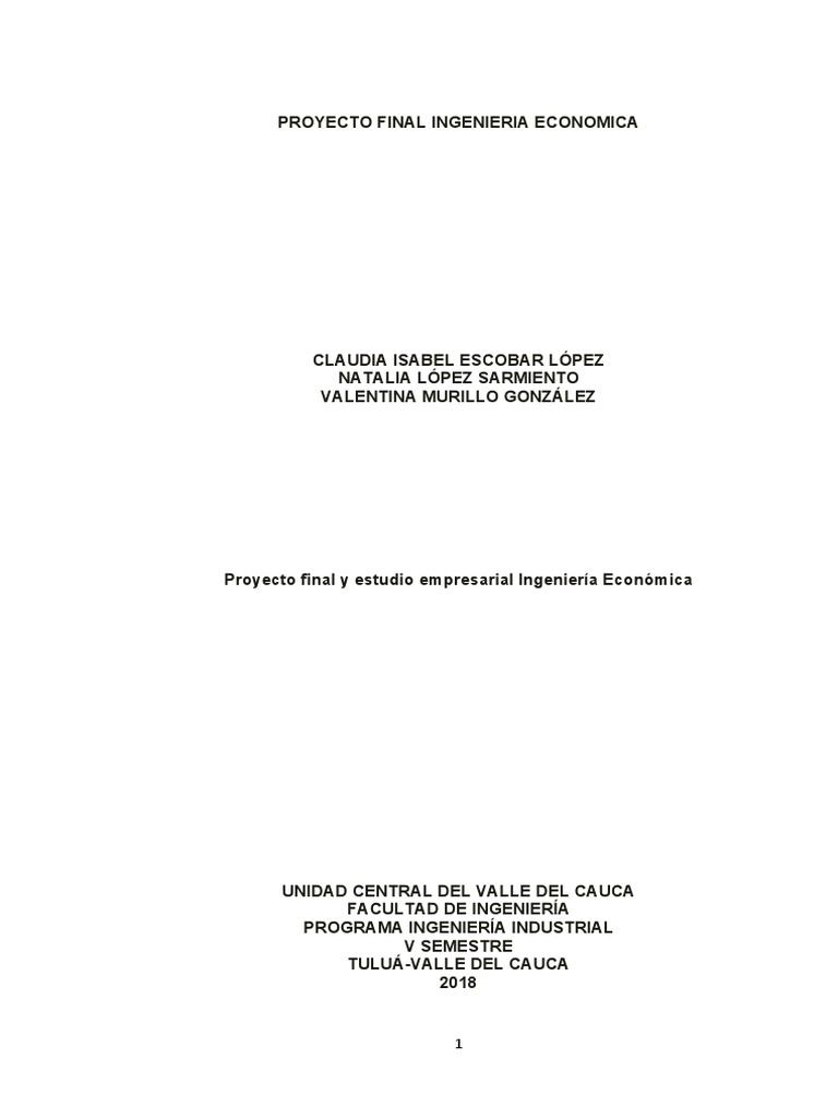 Trabajo Final Ingeco | PDF | Análisis FODA | Calidad (comercial)