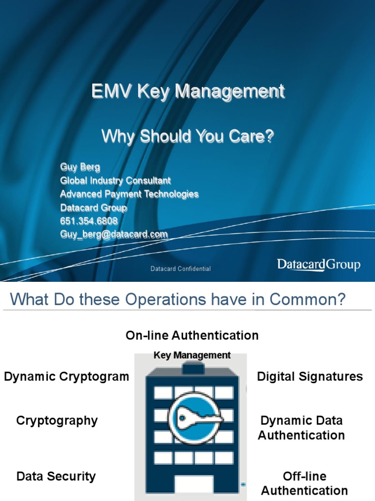 EMV Key Managment AC ENC MAC | PDF | Emv | Computer Security