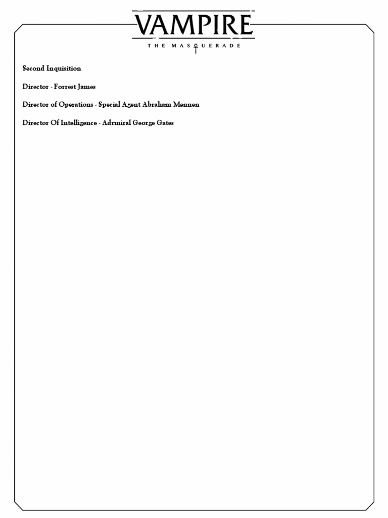 Second Inquisition | PDF